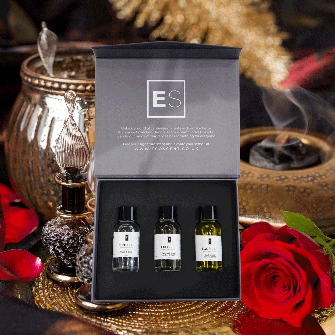 Oudh Mood Fragrance 3 x 30 ML Collection Bundle